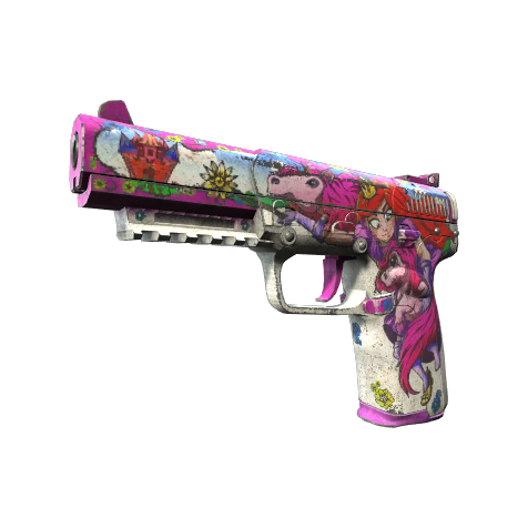 FN57 | 童话城堡 (战痕累累)_CS2饰品交易_网易BUFF