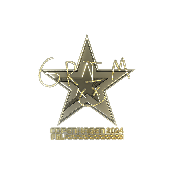 印花 | Grim（金色）| 2024年哥本哈根锦标赛_CS2饰品交易_网易BUFF