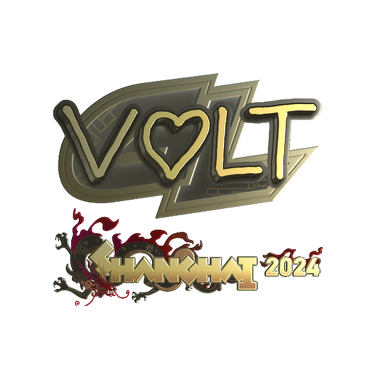 印花 | volt（金色）| 2024年上海锦标赛_CS2饰品交易_网易BUFF
