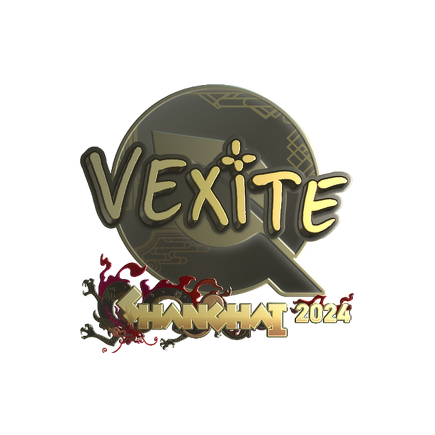 印花 | vexite（金色）| 2024年上海锦标赛_CS2饰品交易_网易BUFF