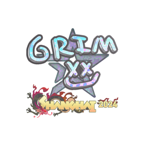 印花 | Grim（全息）| 2024年上海锦标赛_CS2饰品交易_网易BUFF