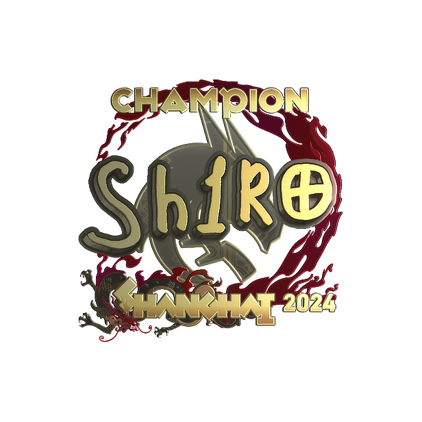 印花 | sh1ro（金色，冠军）| 2024年上海锦标赛_CS2饰品交易_网易BUFF