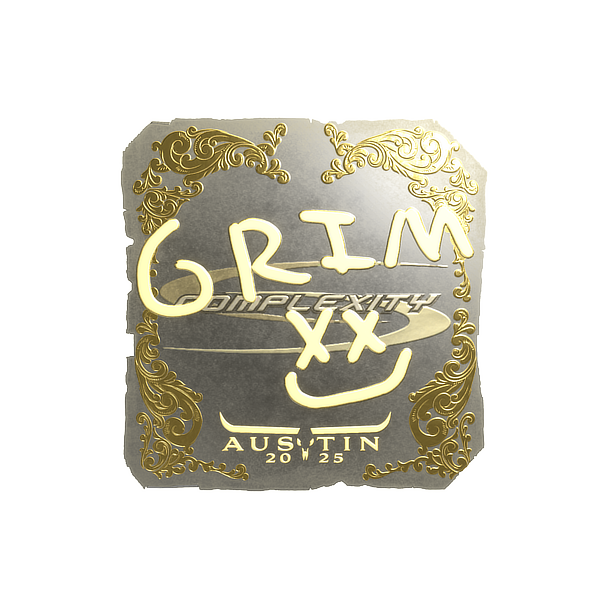 印花 | Grim（金色）| 2025年奥斯汀锦标赛_CS2饰品交易_网易BUFF