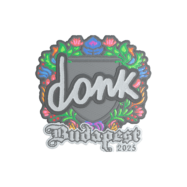 印花 | donk（刺绣）| 2025年布达佩斯锦标赛_CS2饰品交易_网易BUFF