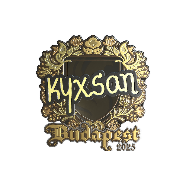 印花 | kyxsan（金色）| 2025年布达佩斯锦标赛_CS2饰品交易_网易BUFF