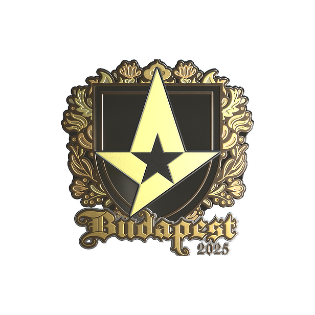 印花 | Astralis（金色）| 2025年布达佩斯锦标赛_CS2饰品交易_网易BUFF